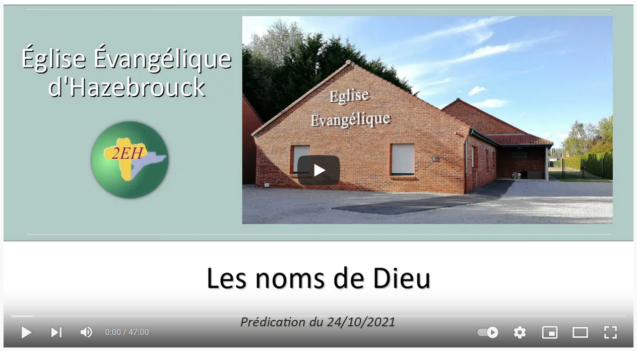 Prédication : les noms de Dieu – Geek-chrétien.fr
